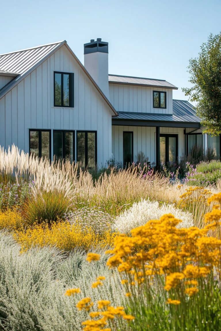 21+ Brilliant Garden Borders With Grasses That Add Movement to Borders
