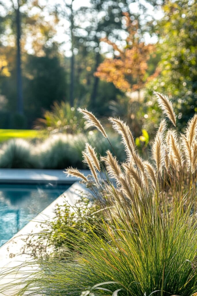21+ Brilliant Garden Borders With Grasses That Add Movement to Borders